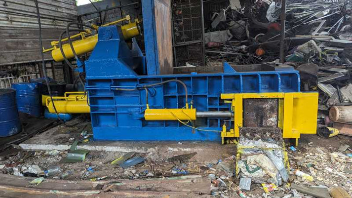 Metal baler Automatic for scrap ferrous and non ferrous – EP Tech ...